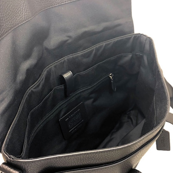 Coach | Bags | New Coach Men Business Briefcase Leather Bag Black ...